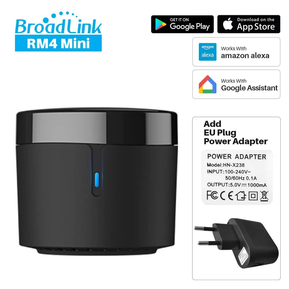 Broadlink RM4 Mini Умный пульт дистанционного управления