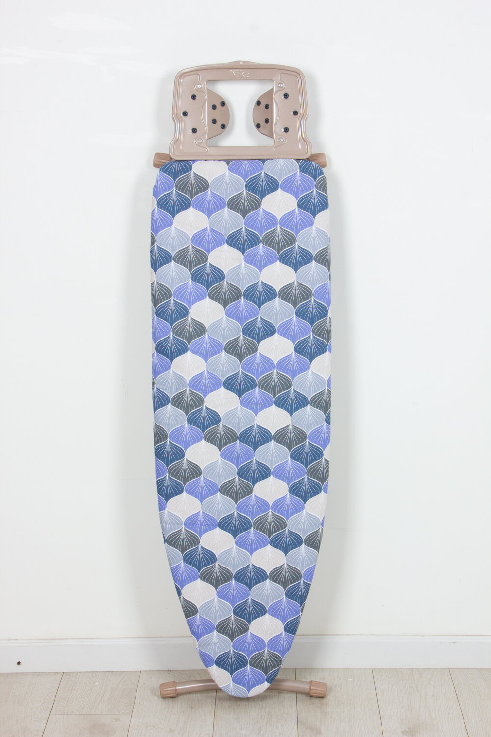 Чехол для гладильной доски "Морские Ракушки", термостойкий, хлопок, 130 см х 50 см