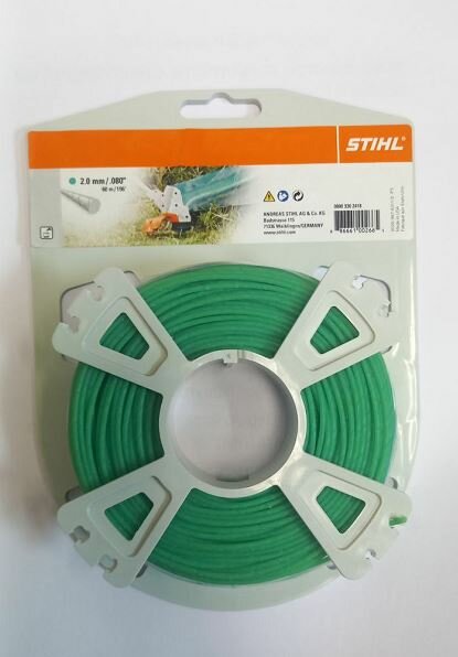 Леска для триммера 2,0мм 60м круглая бесшумная Stihl 00009302418
