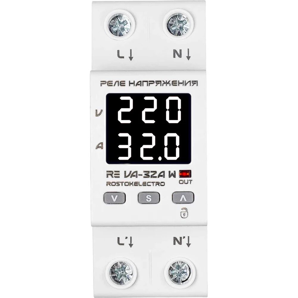 Реле напряжения ROSTOKELECTRO RE VA-32A W 46-541