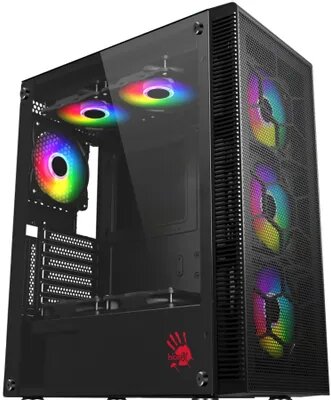 Корпус Bloody BD-CC115 черный без БП ATX 120mm 1xUSB2.0 1xUSB3.0 audio bott PSU