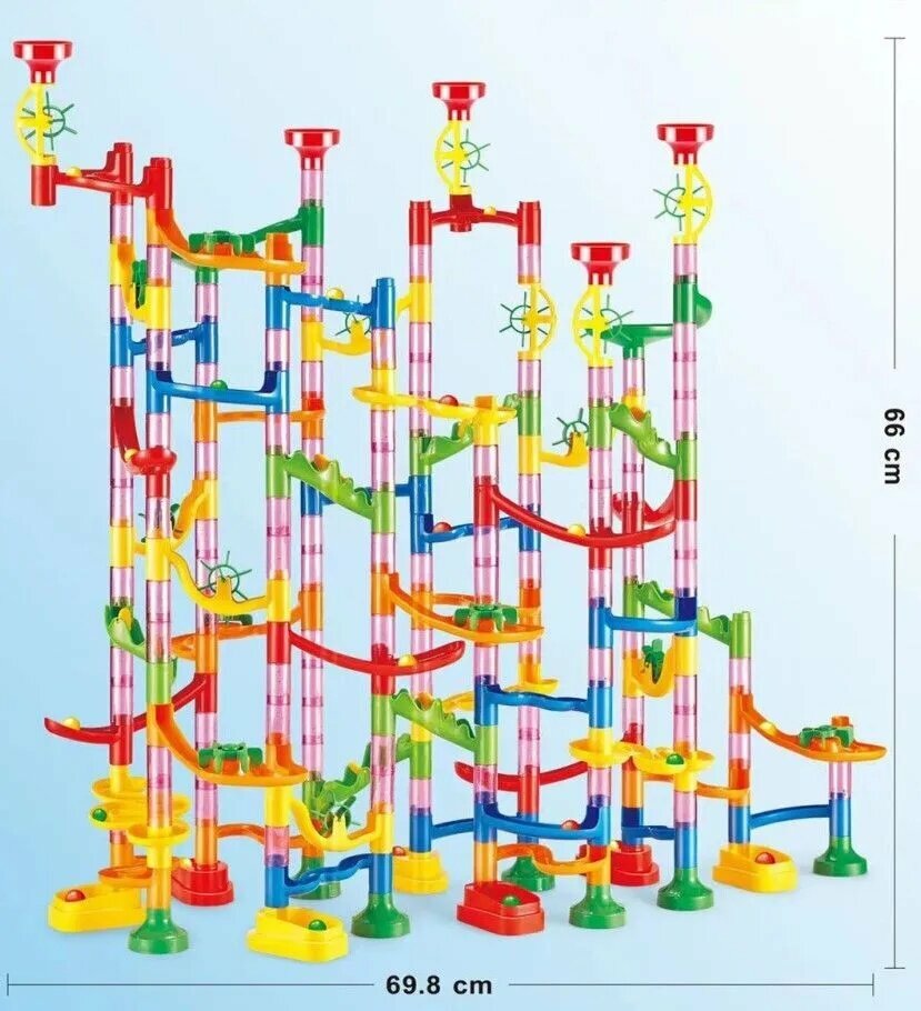 Конструктор лабиринт Турбо шарики Marble Run детский пластиковый для малышей