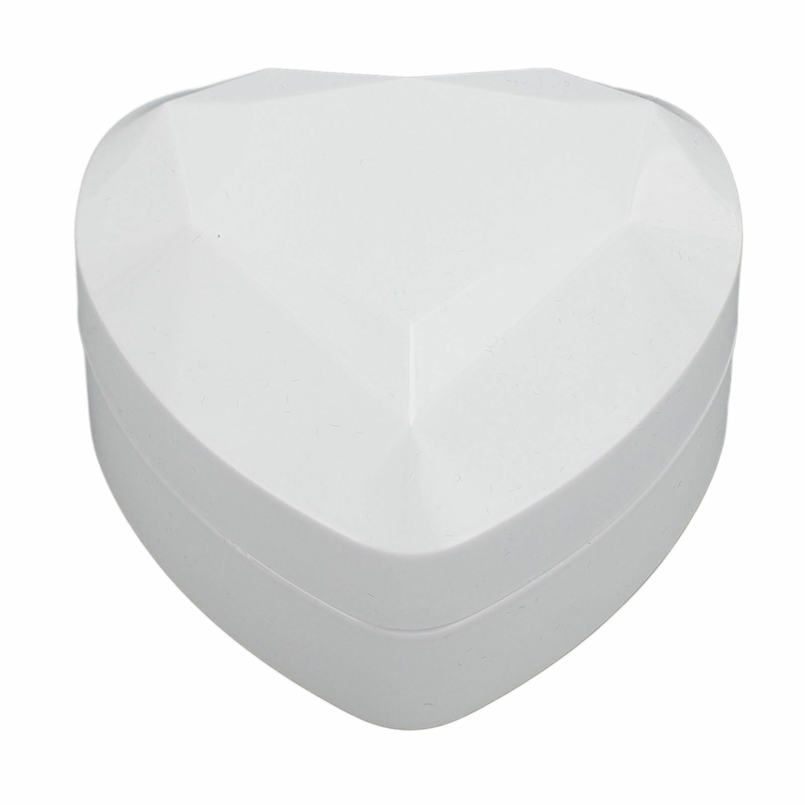 Световая шкатулка для ожерелья в форме сердца с LED подсветкой, идеальный подарок для свадьбы, помолвки, дня рождения, белый