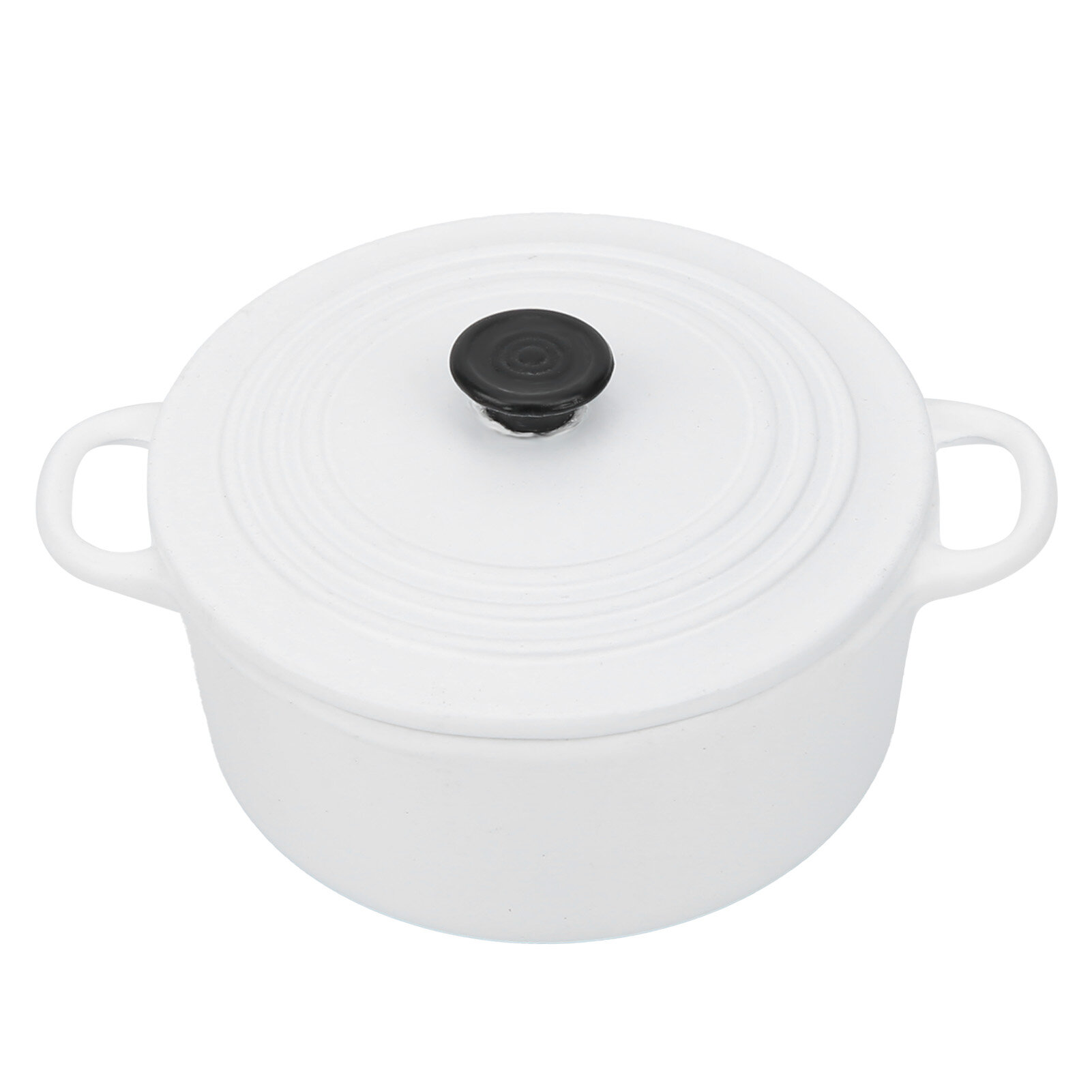 Миниатюрная игрушечная кастрюля из сплава 1/12 для кукольного домика, аксессуары для рукоделия, модель сцены, белая