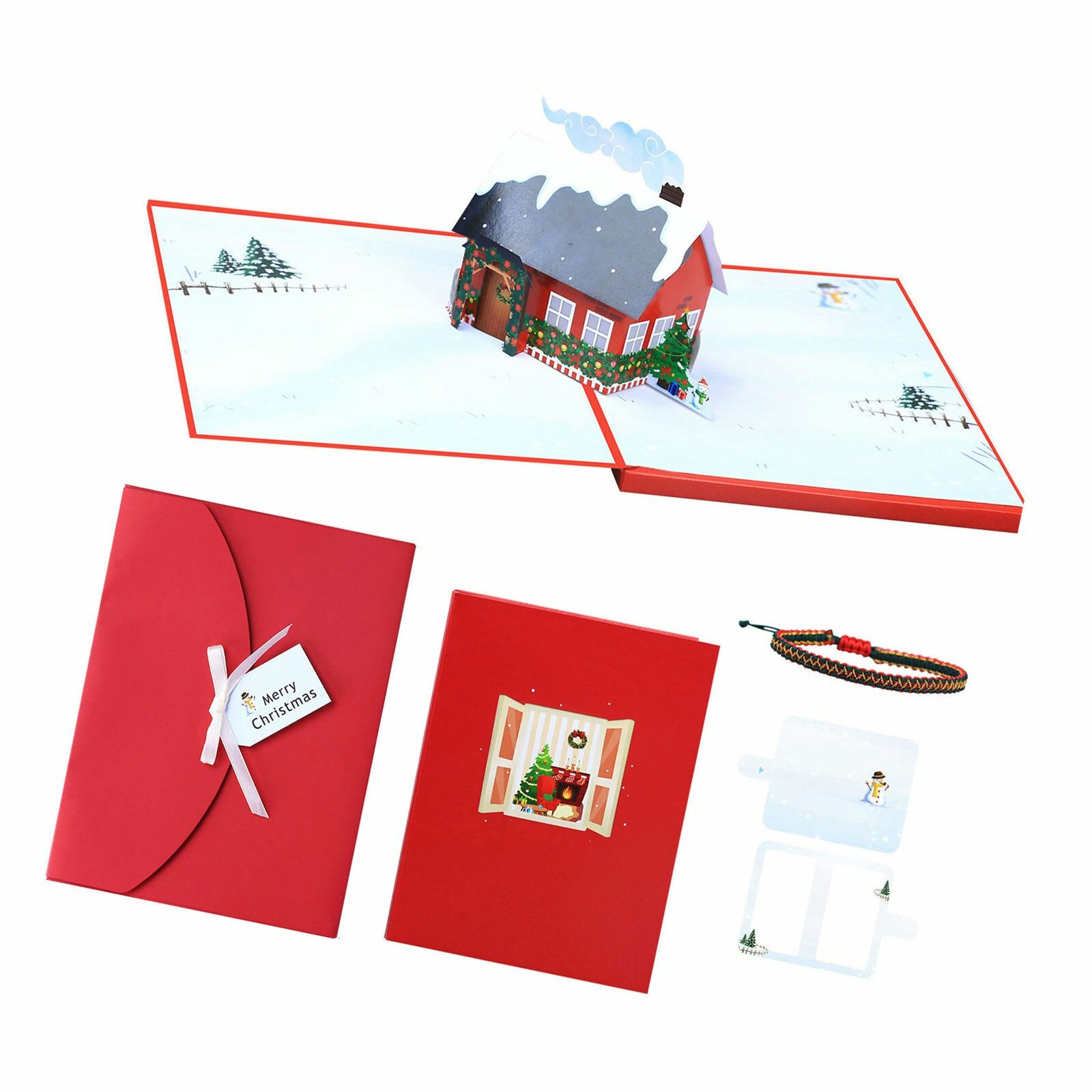 Светящаяся рождественская открытка для детей и взрослых