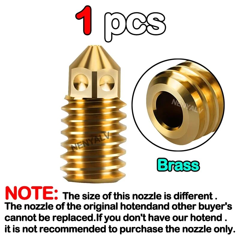 Сопло для 3D-принтера Brass 1pcs