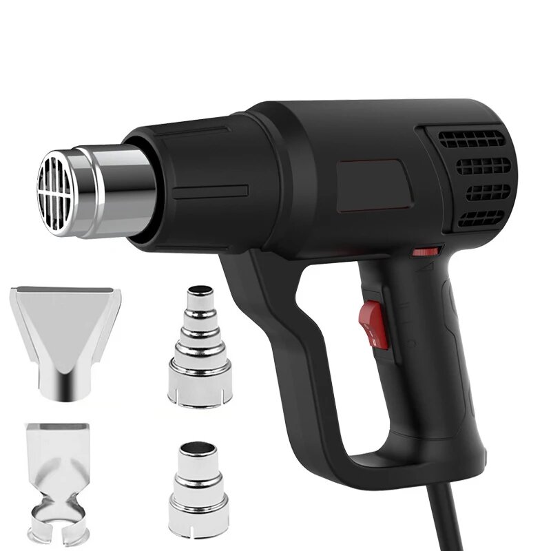 Профессиональный термофен 220В BLACK+DECKER 60-600°C 4 насадки
