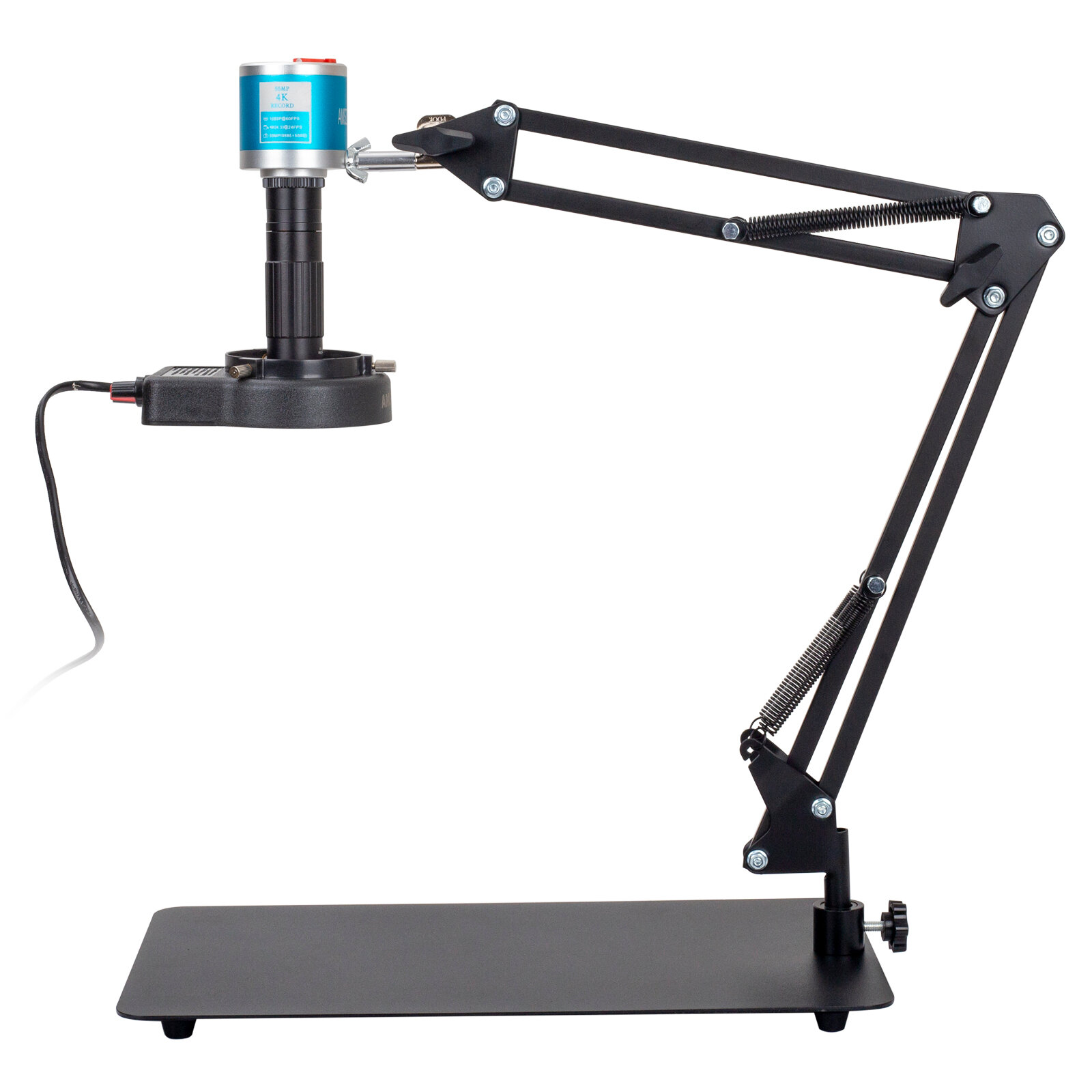 4K 55MP Digital Video HDMI USB Microscope Camera with 150X CS Mount lens Industrial PCB Repair