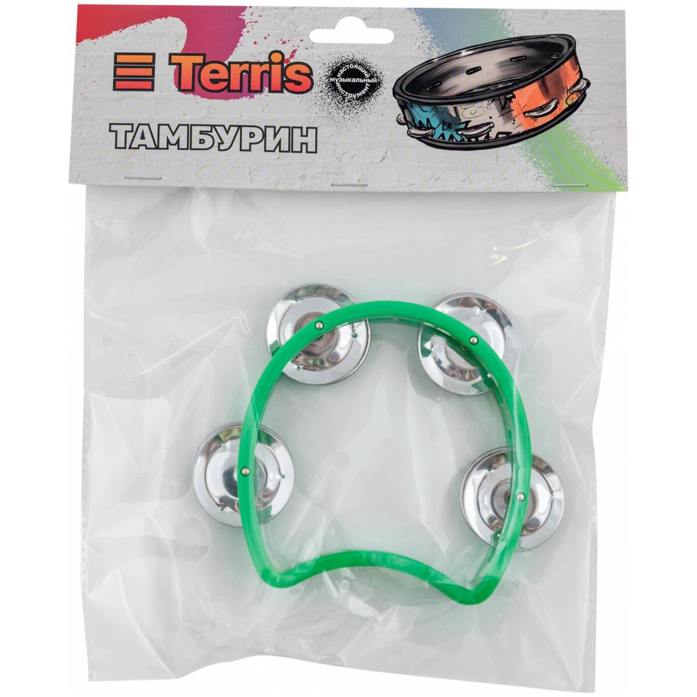 Тамбурин TERRIS XHST-P10 GR