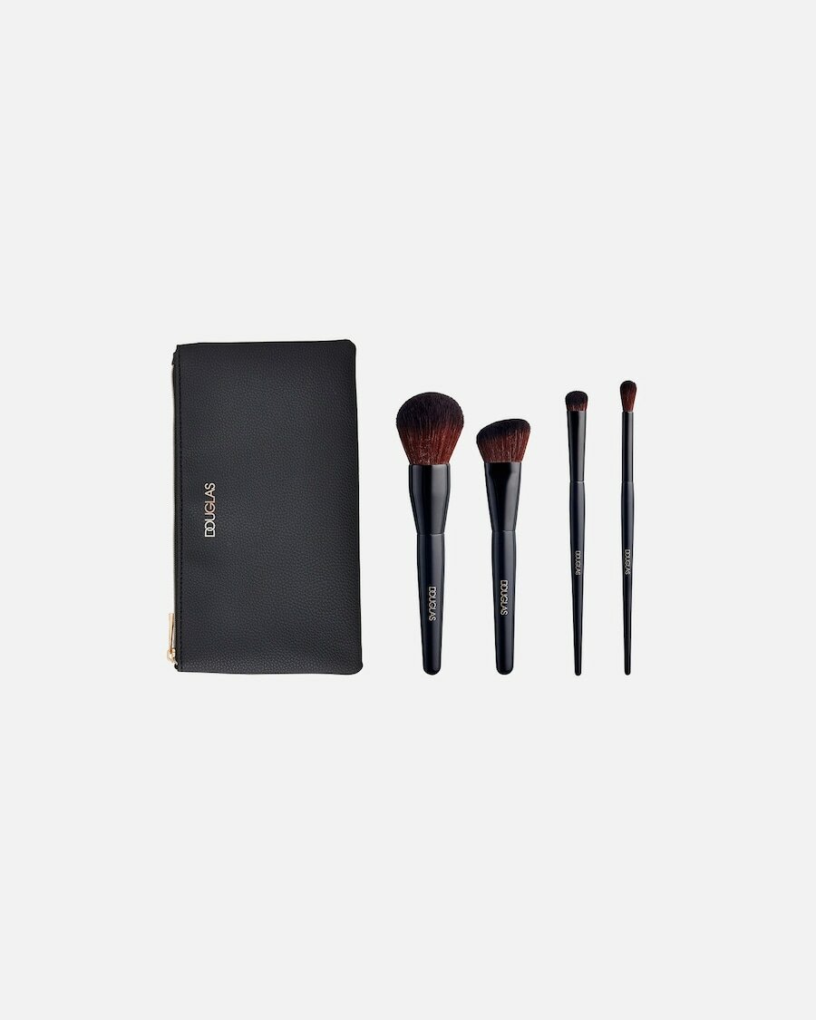 Douglas Collection Набор кистей для лица и глаз Expert Brush - Essential 4 Face And Eye Brushes Set