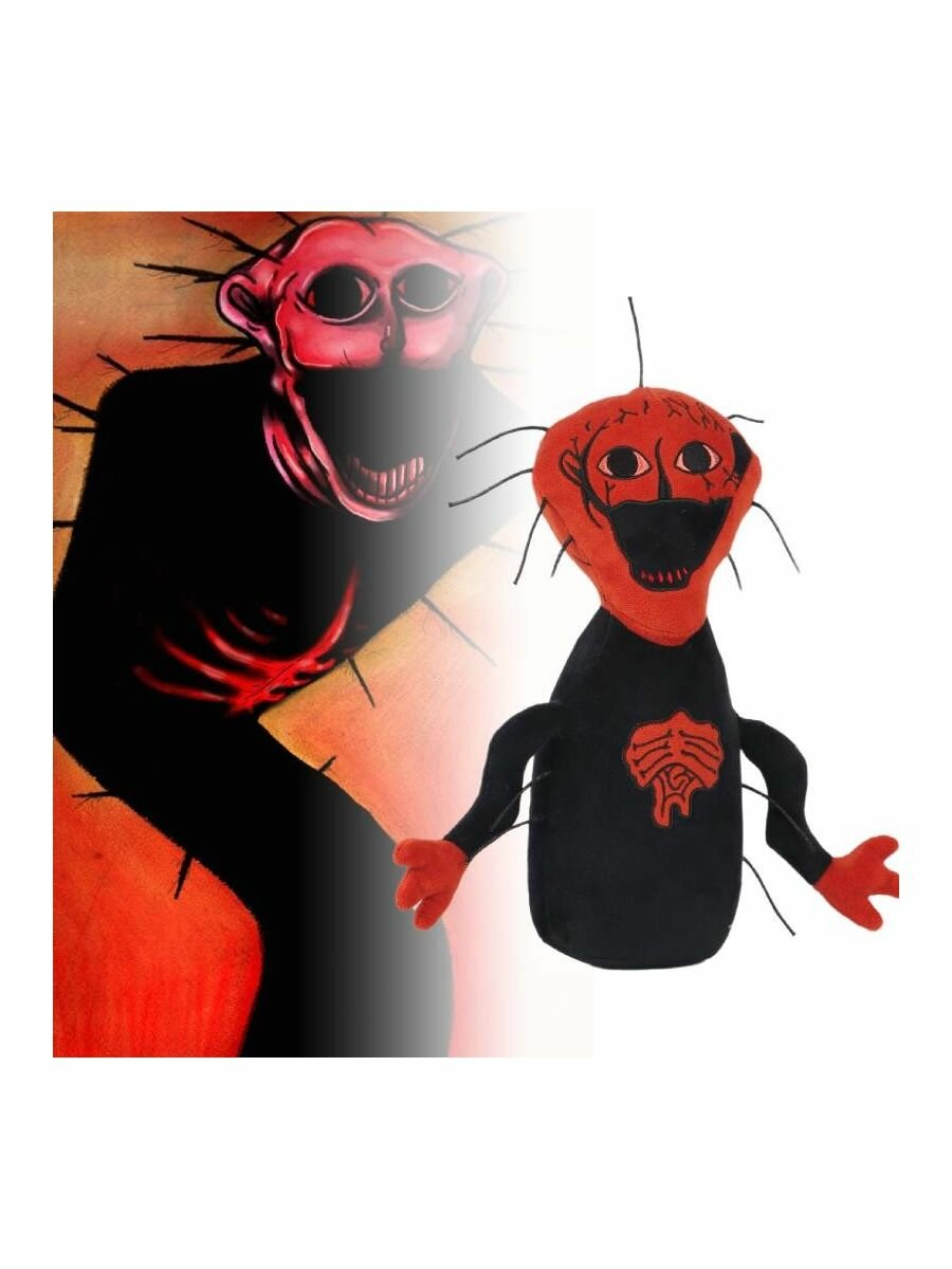 Страшная вареная игрушка-плюшевый монстр в темном стиле, коллекционная кукла из хоррор-игры, 25 см