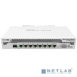 Маршрутизатор Mikrotik CCR1009-7G-1C-PC with Tilera Tile-Gx9 CPU (9-cores, 1Ghz per core), 1Gb RAM, 7xGbit LAN, 1x Combo port (1xGbit LAN or SFP), RouterOS L6, passive cooling desktop enclosure, rackmount ears, PSU — фото 1