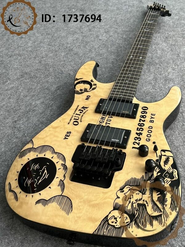 Электрогитара ESP Лунная богиня, изготовленная в Китае. Когда металлическая фактура встречается с нежностью лунного света ESP Лунная богиня наполняет твое исполнение душевным изумлением.