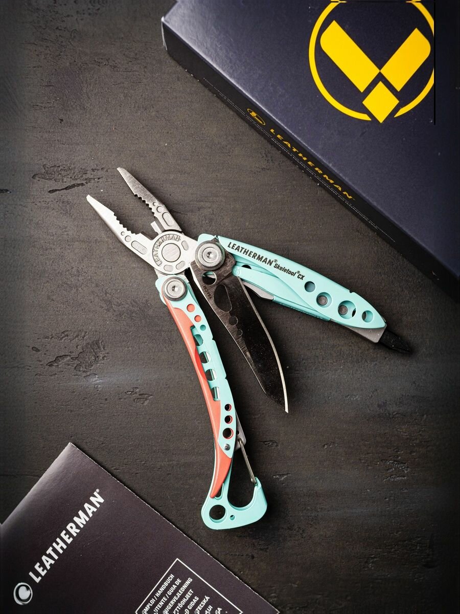 Мультитул Leatherman Skeletool CX Paradise 833135, 7 инструментов