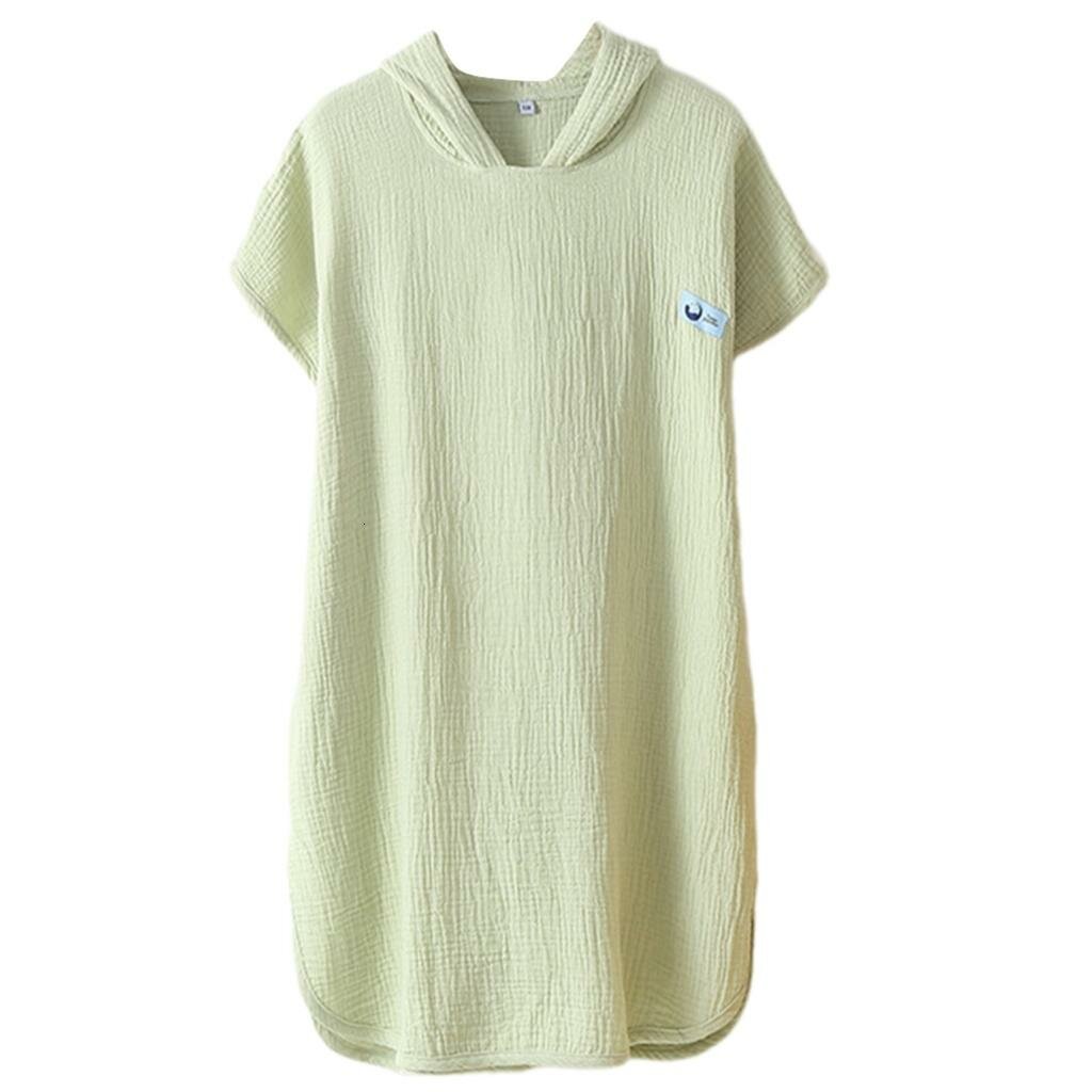 Детское пончо с капюшоном, Цвет авокадо - 130cm