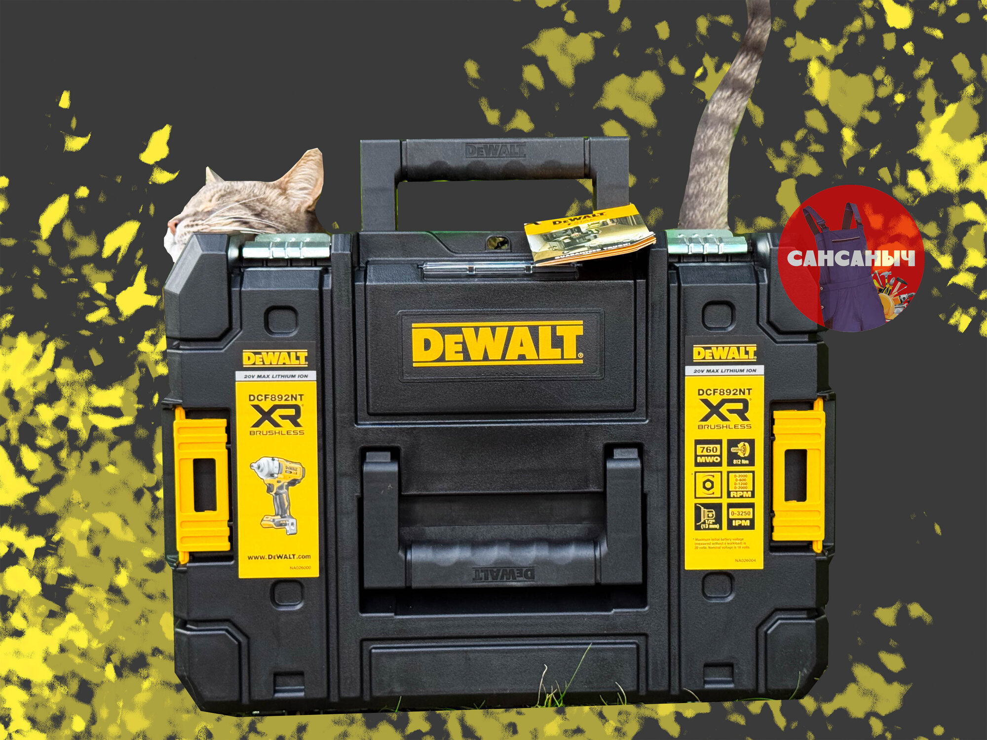 Аккумуляторный гайковерт DEWALT DCF892NT 20В