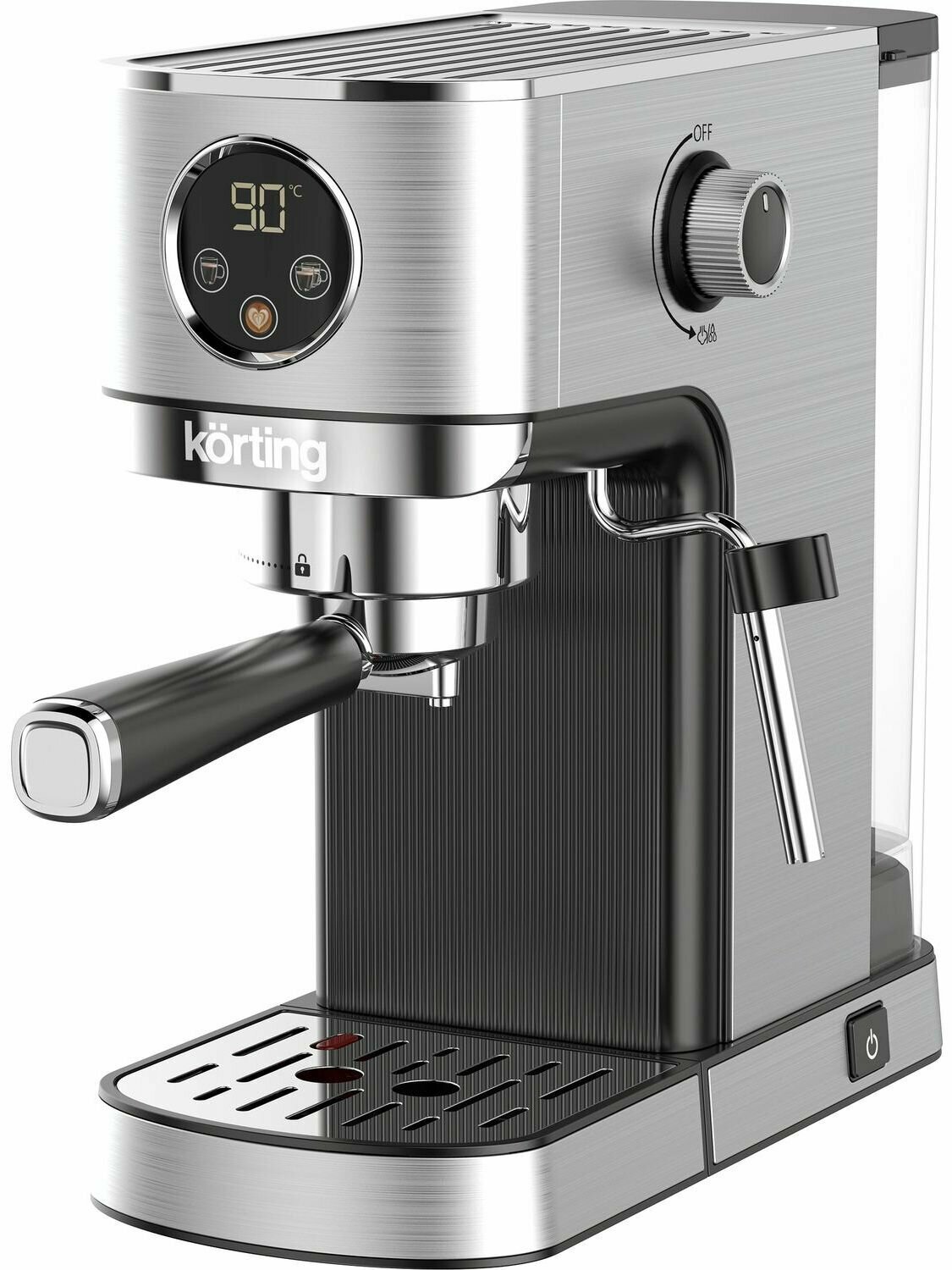 Кофеварка KORTING KCM 1001 EX, нержавеющая сталь