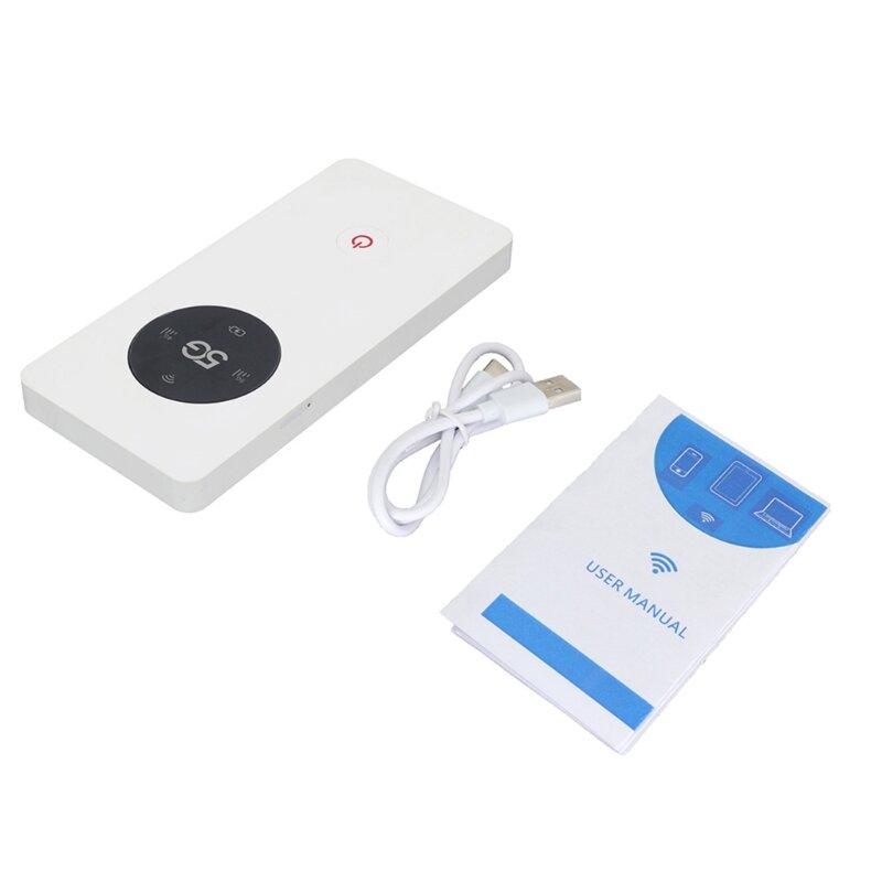 WiFi Модем 5G WiFi Маршрутизатор Устройство 5000mAh Высокоскоростная Беспроводная Интернет-Карта для Путешествий и Офисного Использования