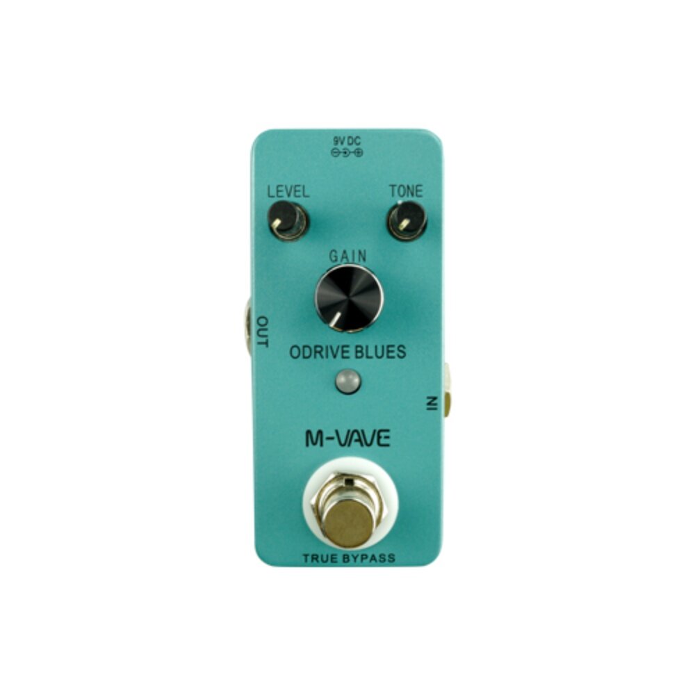 Педаль тюнер для электрогитары M-VAVE Overdrive-BLUES