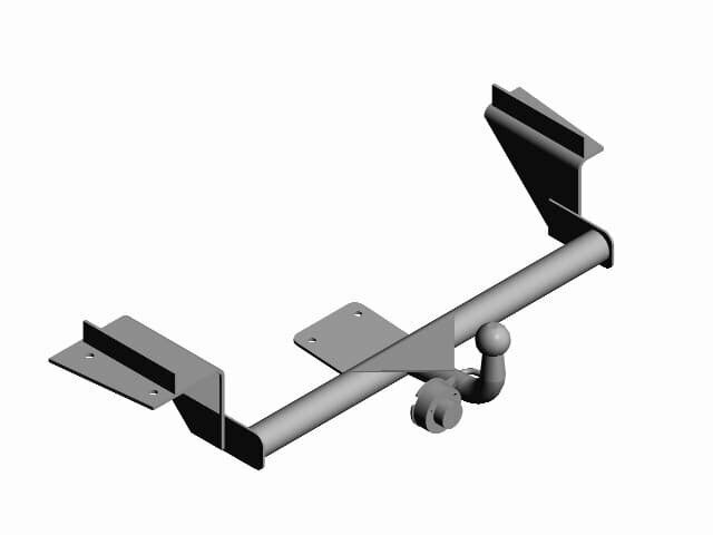 Фаркоп ВАЗ 2110, 2111 сварное крепление шара(без электрики) Трейлер.2110