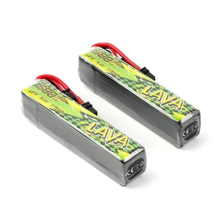 Литиевая батарея LAVA II 3S 580mAh/680mAh 95C 11.4V Battery XT30