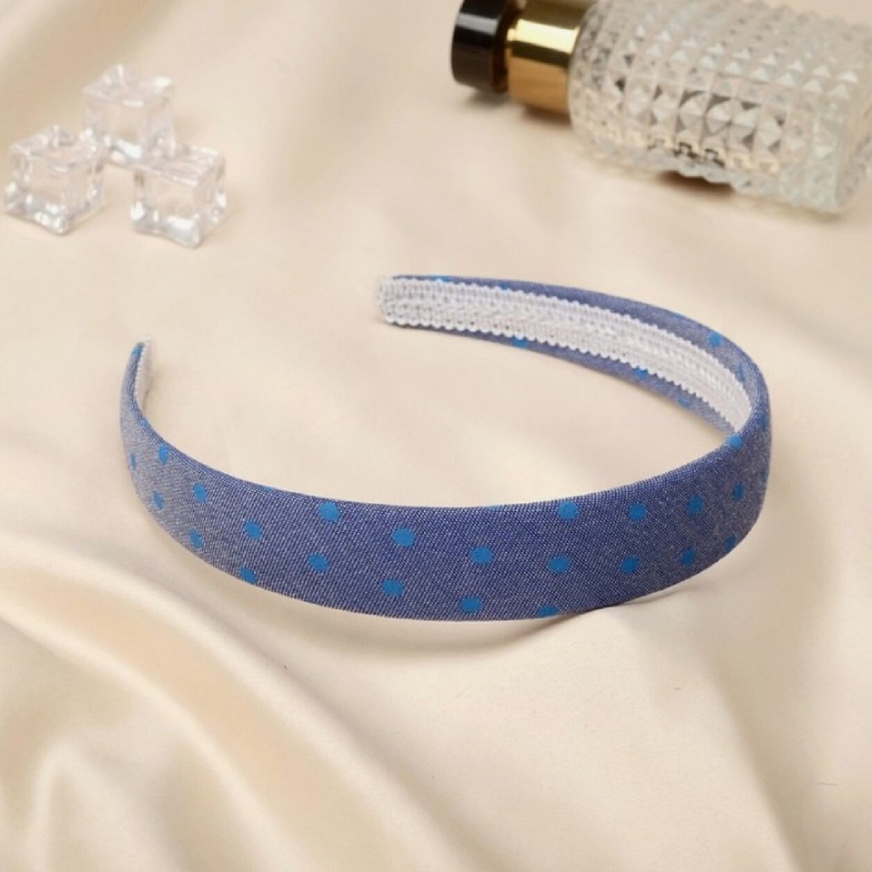 Ободок для волос тканевый, 2,5 см, микс