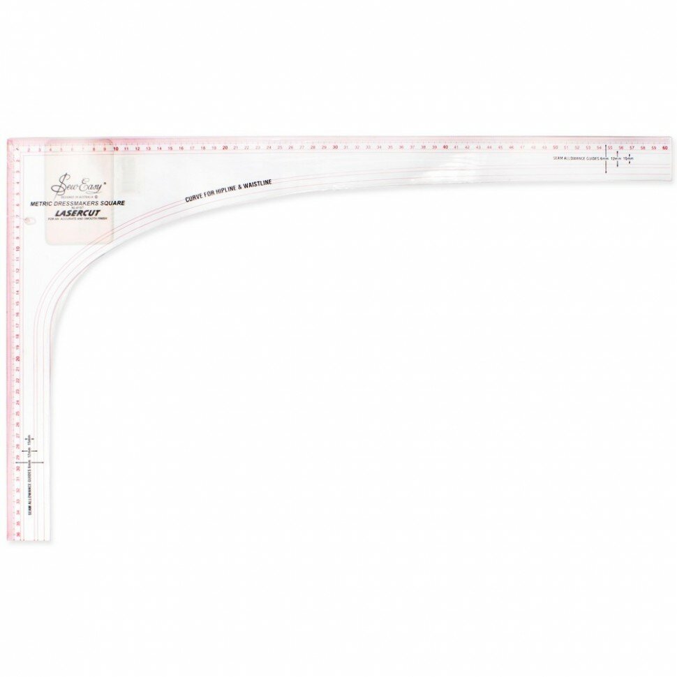 Hemline NL4197 Угольник-лекало портновское, 36.5 х 60.5 см