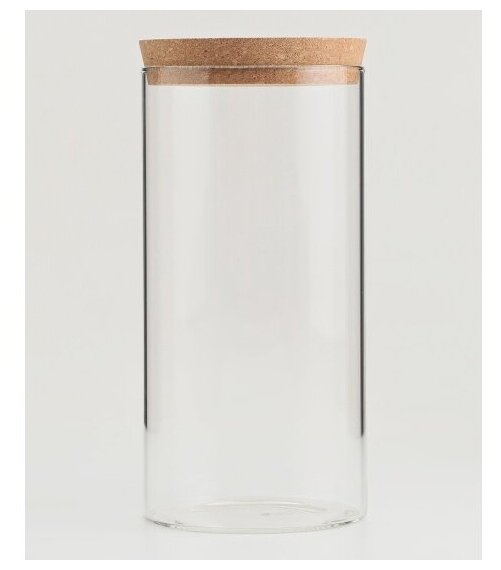 Банка для сыпучих продуктов Kimberly 803084 для хранения с крышкой-пробкой, 1300 мл