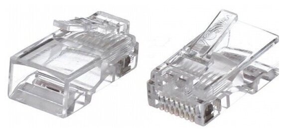 Коннектор RJ45 cat.5e UTP (1 шт.) неэкран и непозолочен