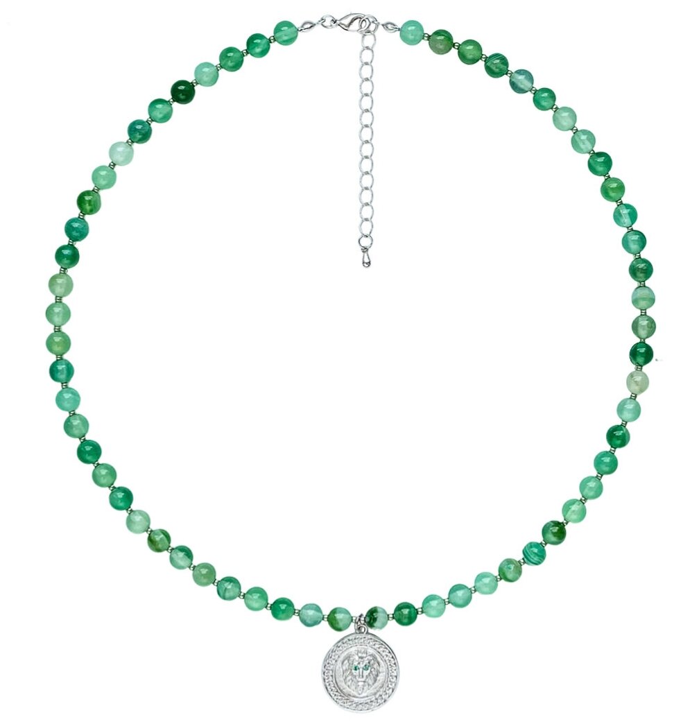 Колье, агат