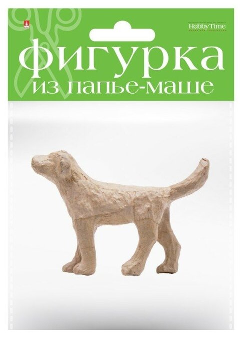 Фигурка из папье-маше. "Собака" 3,5x14x9,5 см
