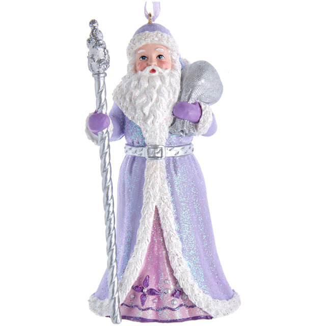Елочная игрушка Дед Мороз из долины Луары 13 см с подарками, Kurts Adler, E0382-1