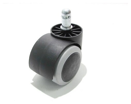 Колесо поворотное 50 мм на штыре из пластика - для мебели и оборудования