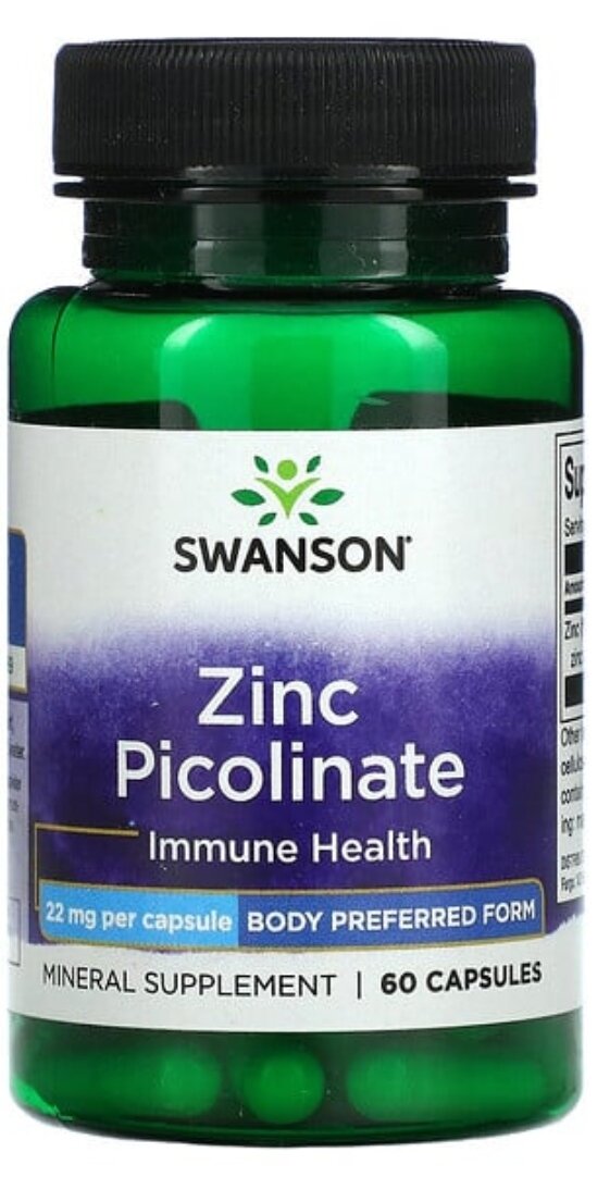 Zinc Picolinate, 22 мг, 60 шт.