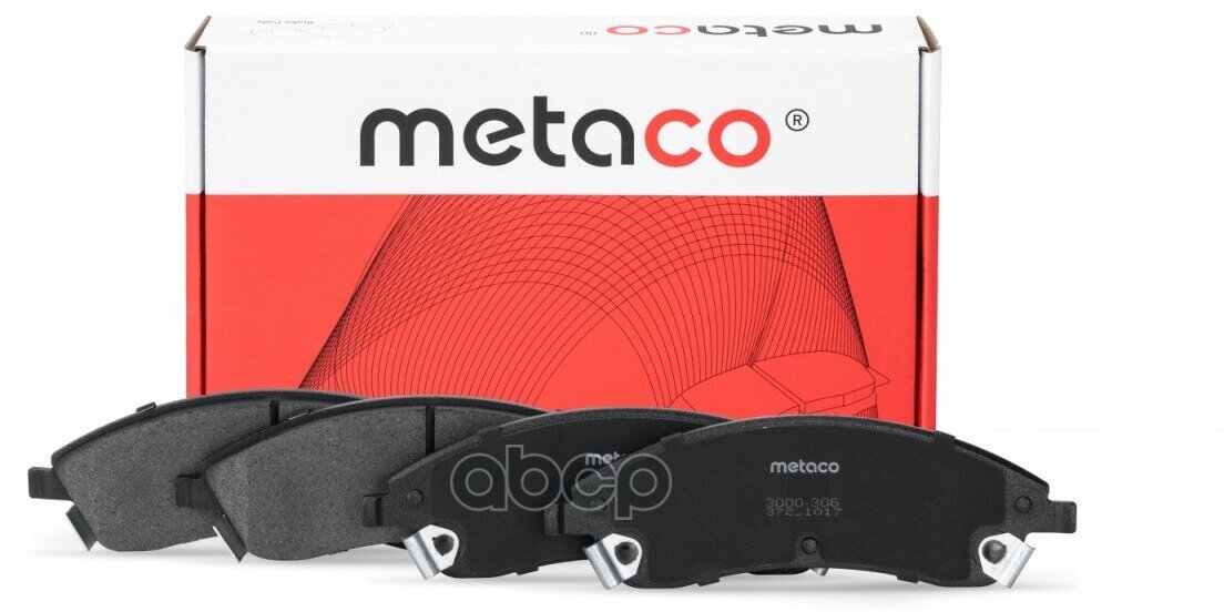 Колодки тормозные передние к-кт CADILLAC SRX (2003>) METACO арт. 3000-306