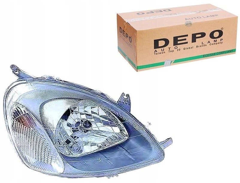 (yaris фара прав с рег. мотор), DEPO 212-11A2R-LD-EM (1 шт.)