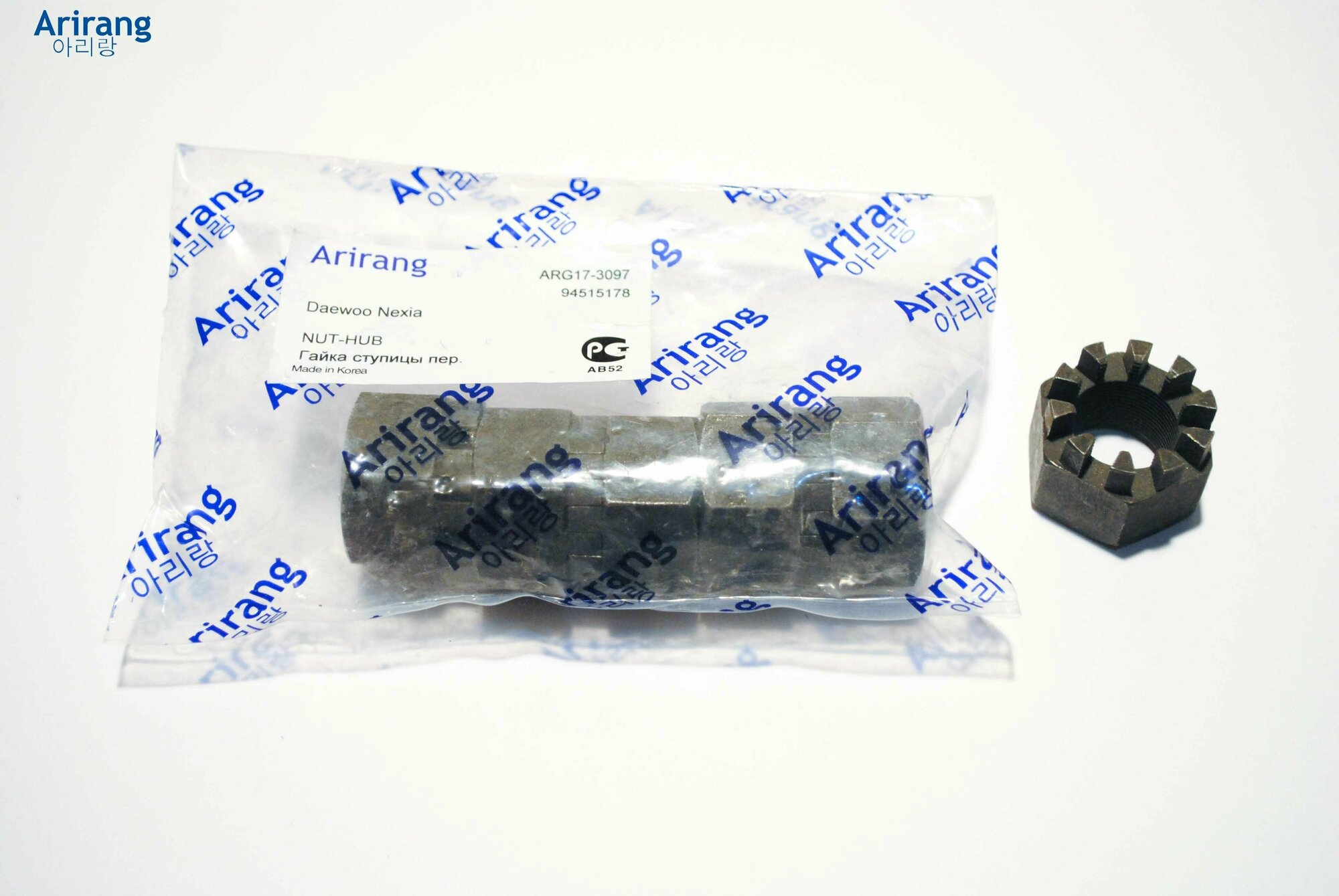 Гайка ступицы Arirang ARG173097, для Daewoo Espero и Chevrolet Lanos