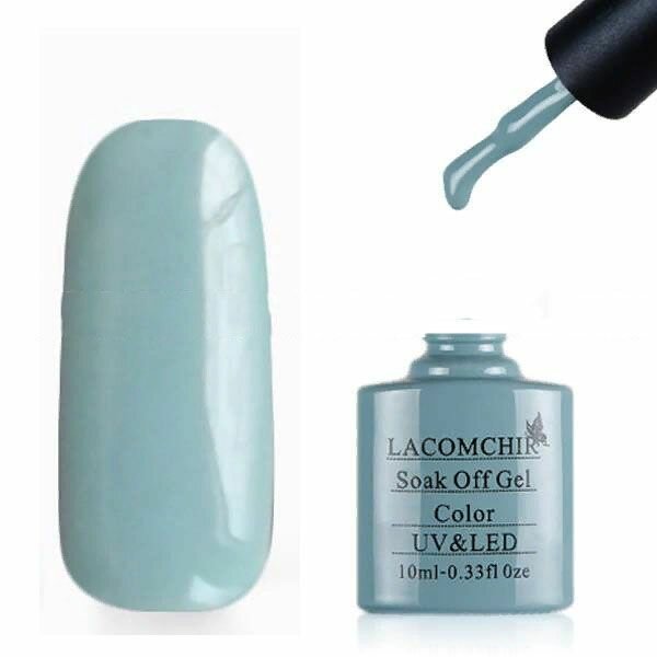 Гель-лак LACOMCHIR TD49 Дымчато-зеленый хаки, 10 мл