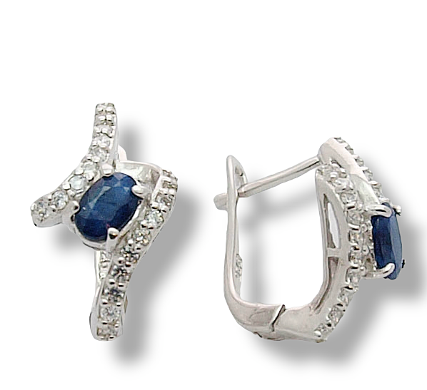 Серьги, серебро, 925 проба