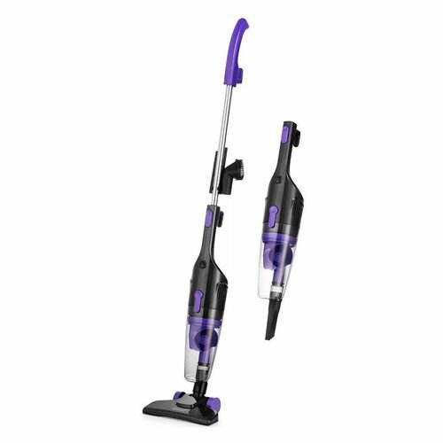 Ручной пылесос KitFort КТ-5156, 600Вт, черный/фиолетовый