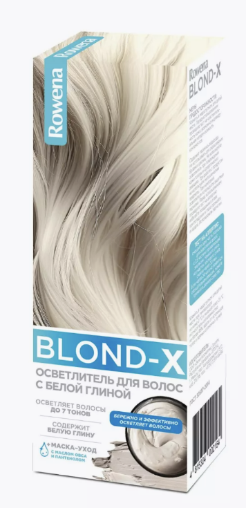 Осветлитель для волос Rowena Blond-X с белой глиной