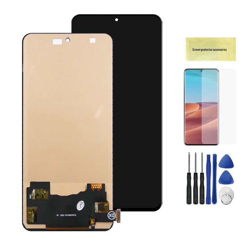 ЖК-дисплей 6,67 дюйма для Xiaomi POCO F3 с рамкой, дигитайзер сенсорного экрана в TFT No Frame