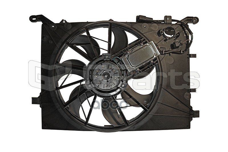 Электрический вентилятор охлаждения двигателя (с блоком управления) GParts арт. VO30680547