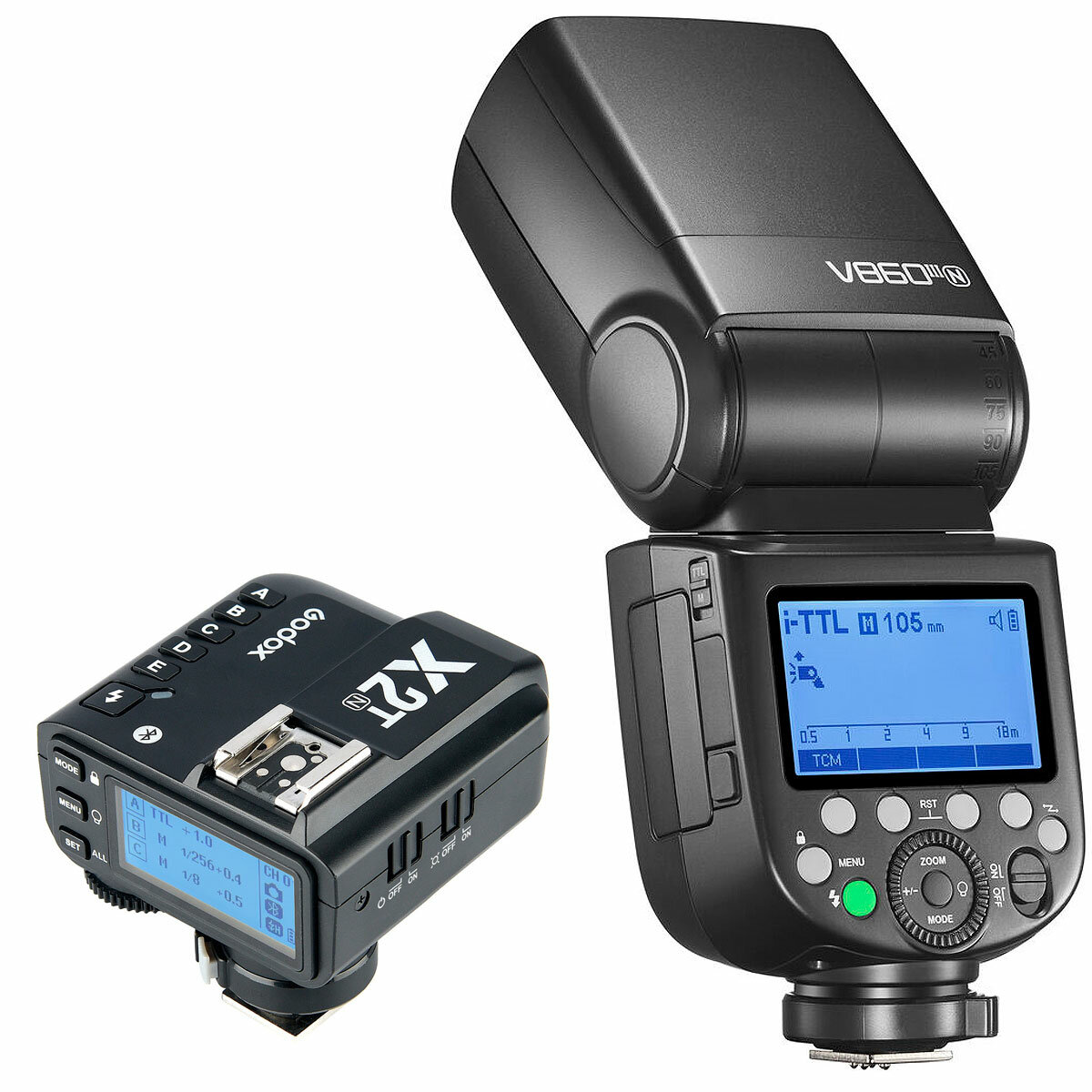 Вспышка Godox Ving V860IIIN TTL + Godox X2T-N TTL для Nikon