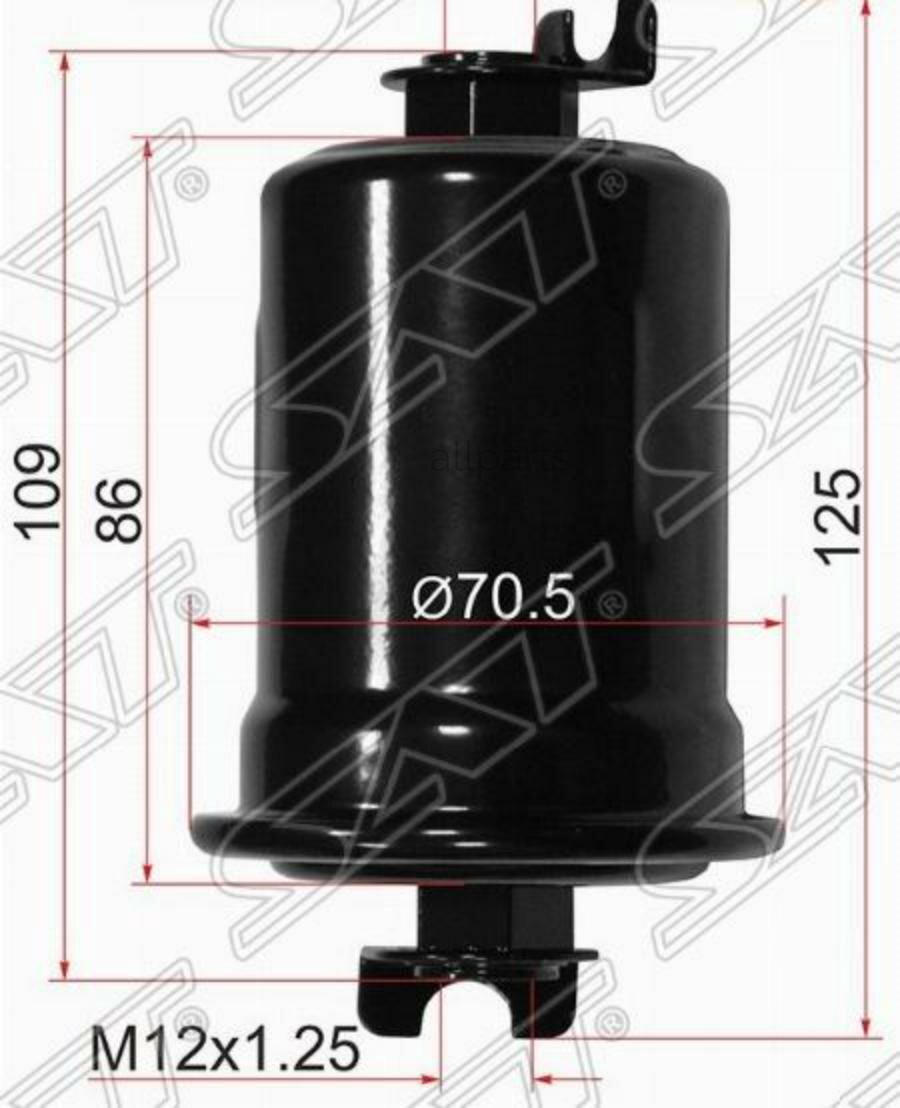 SAT ST-23300-79446 Фильтр топливный Hyundai Elantra 90-93 / Sonata 91-93