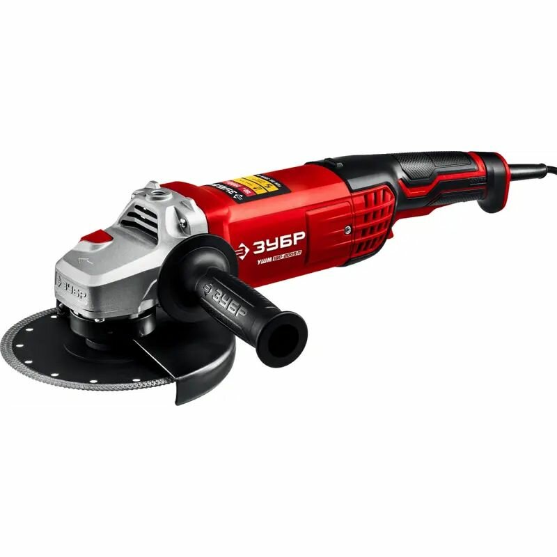 Углошлифовальная машина Зубр УШМ-180-2005 П, 2000 Вт, 180 мм