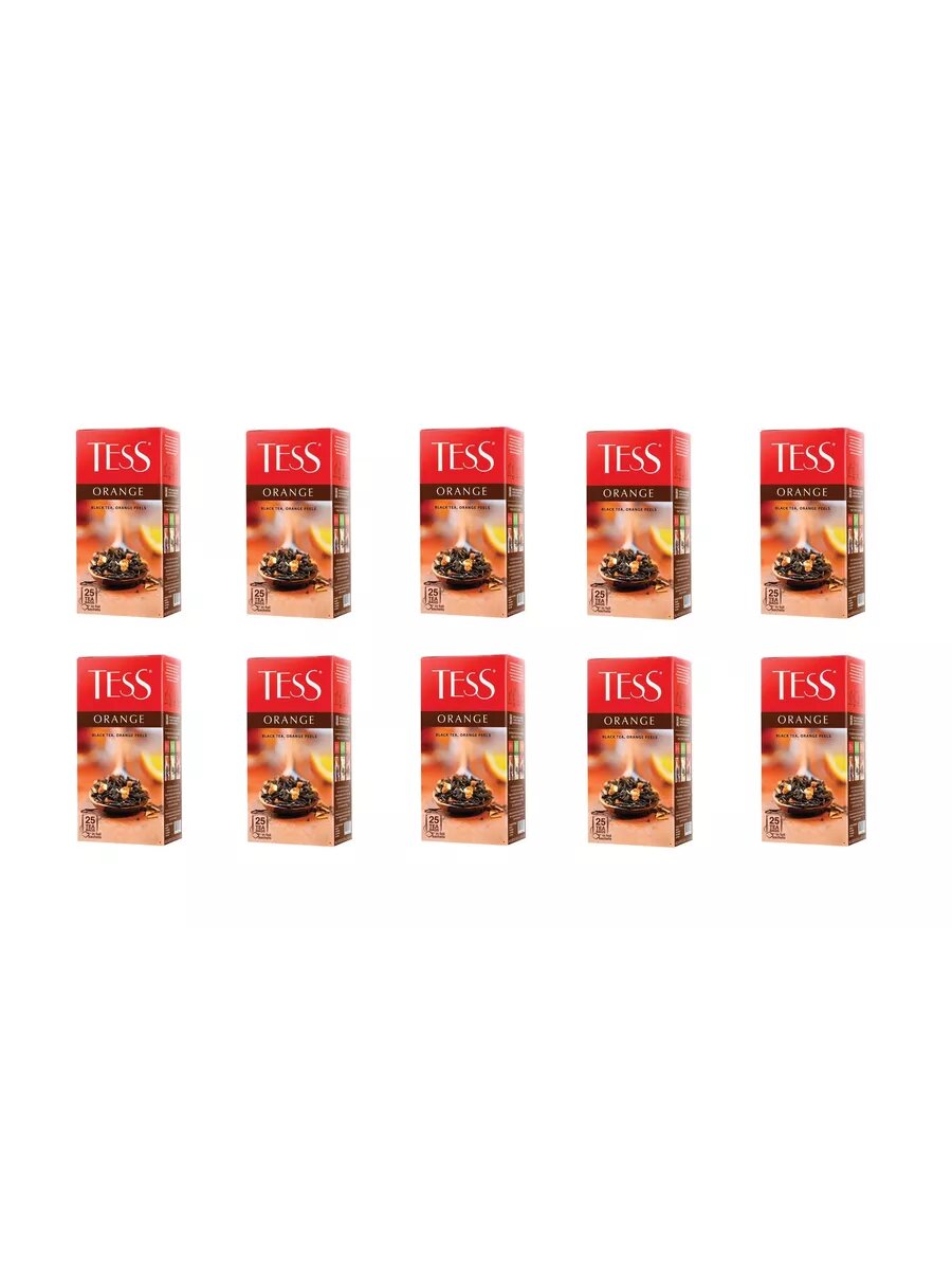Чай Tess Orange чёрный 10шт по 25пак