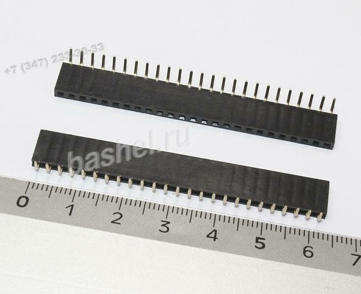 Разъем штыревой PBSR-1x25 (2,54)