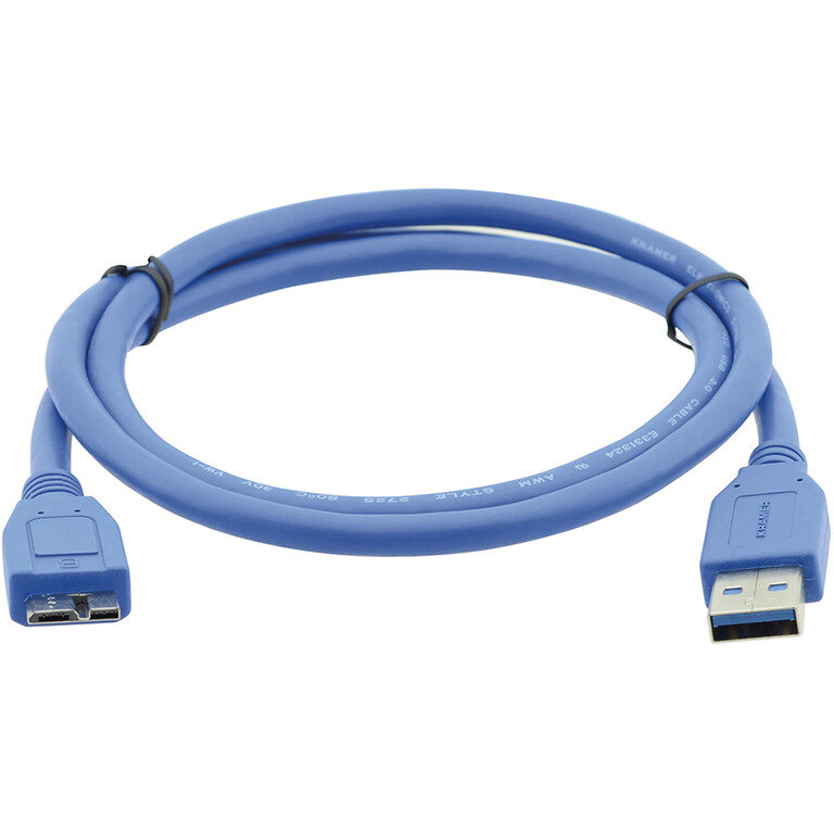 Кабель USB Type-A – Micro-B Kramer C-USB3/MicroB-3 0.9m