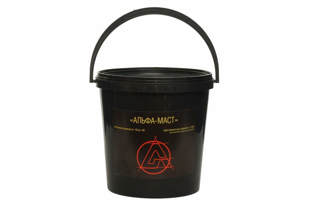 Aльфа-Маст Мастика битумно-резиновая "Альфа-Маст" 5л. пластик (холодного применения) АМТ-101